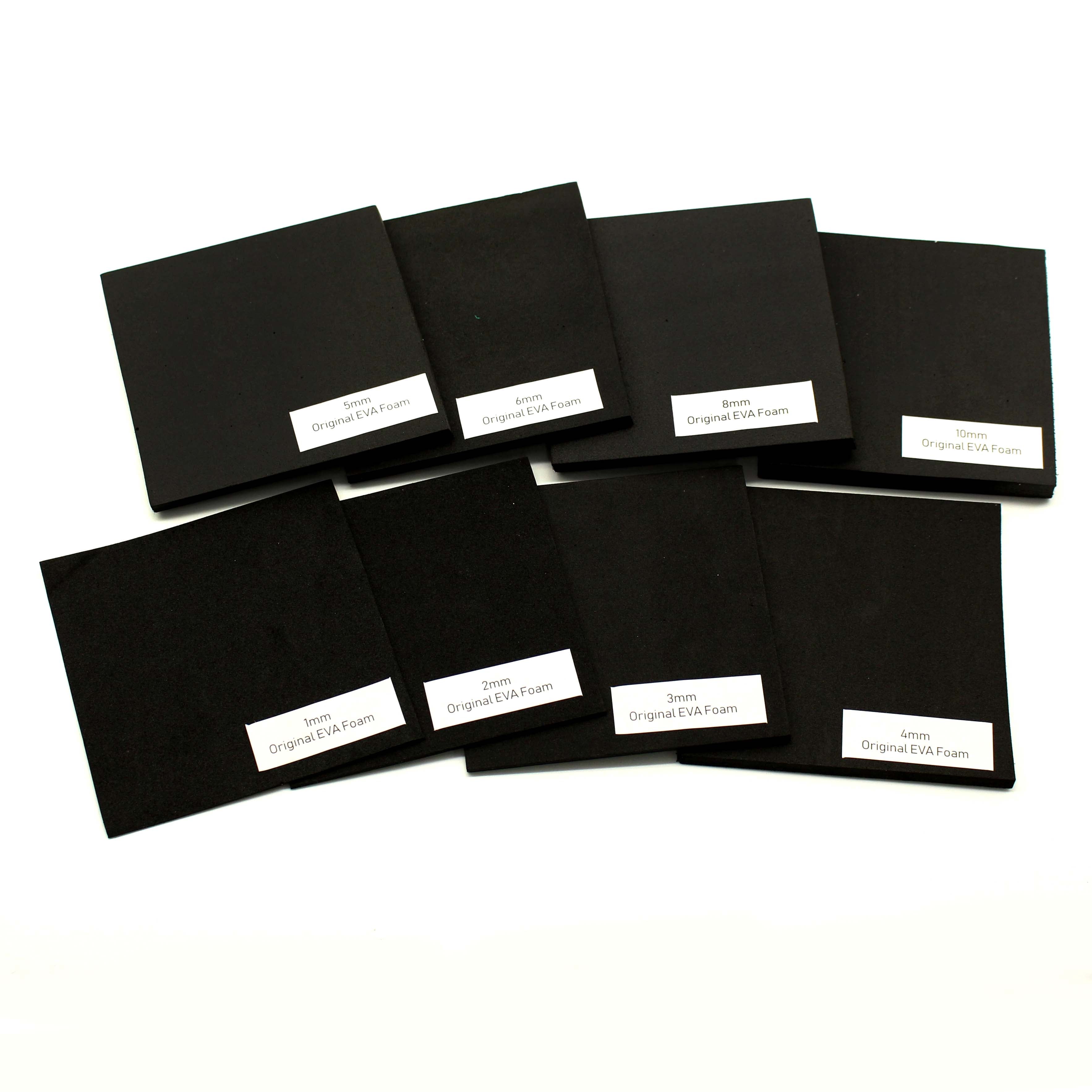 Original High Density EVA Foam Thickness Sample Pack