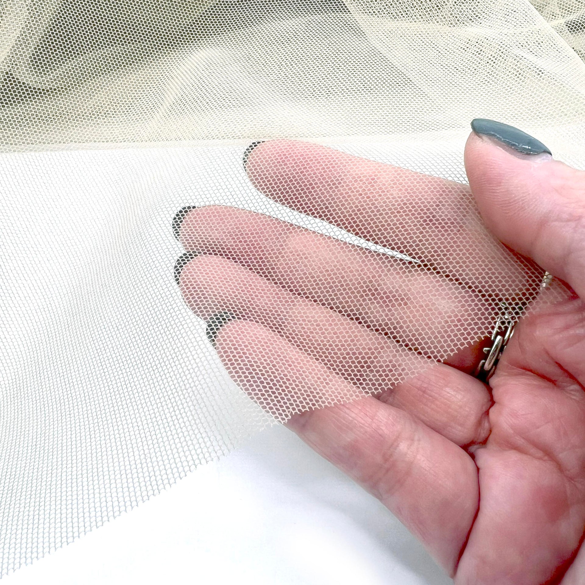 Swiss Lace Wig Mesh - For wig, lace front and facial hair making.