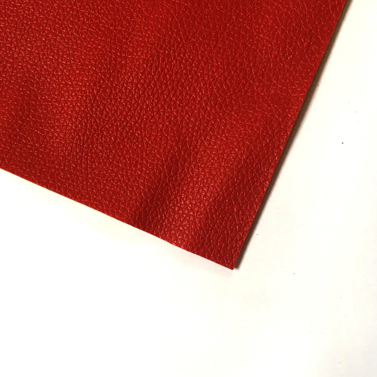 Pebble Faux Leather Pleather Fabric - Red