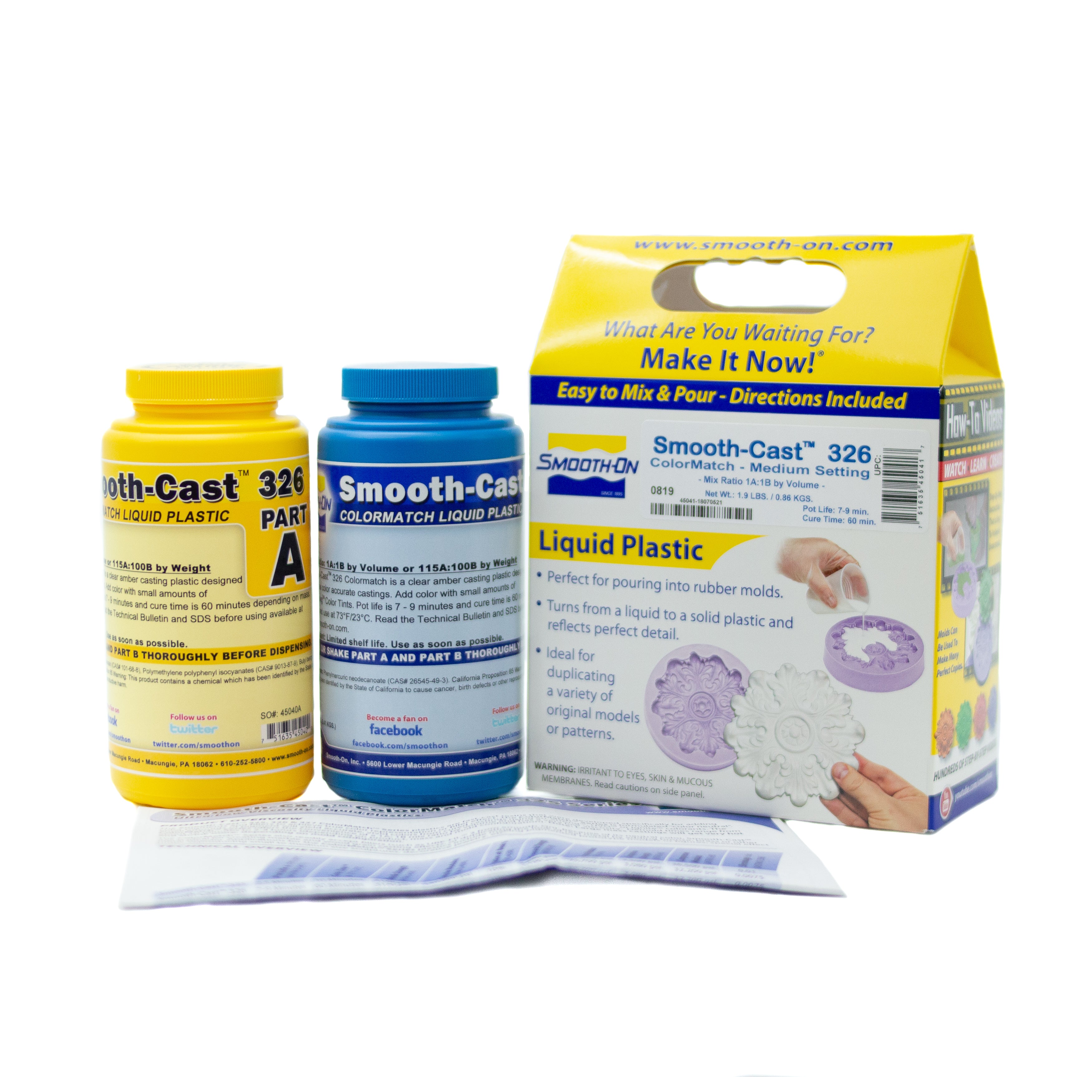 Smooth Cast 326 Pint Kit - 860gm