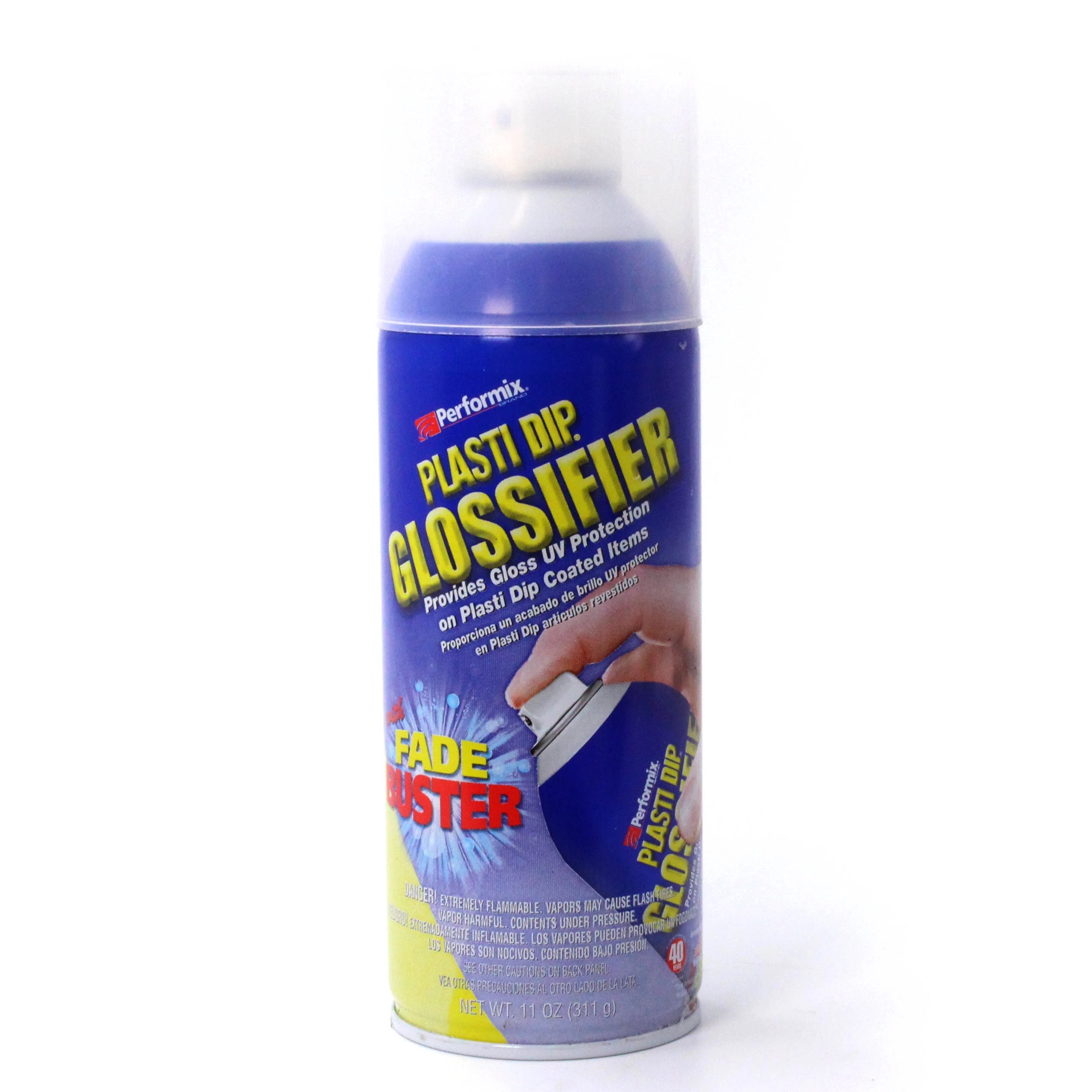 PlastiDip 311g - Clear Glossifier - Sprayable Rubber Coating for Foam