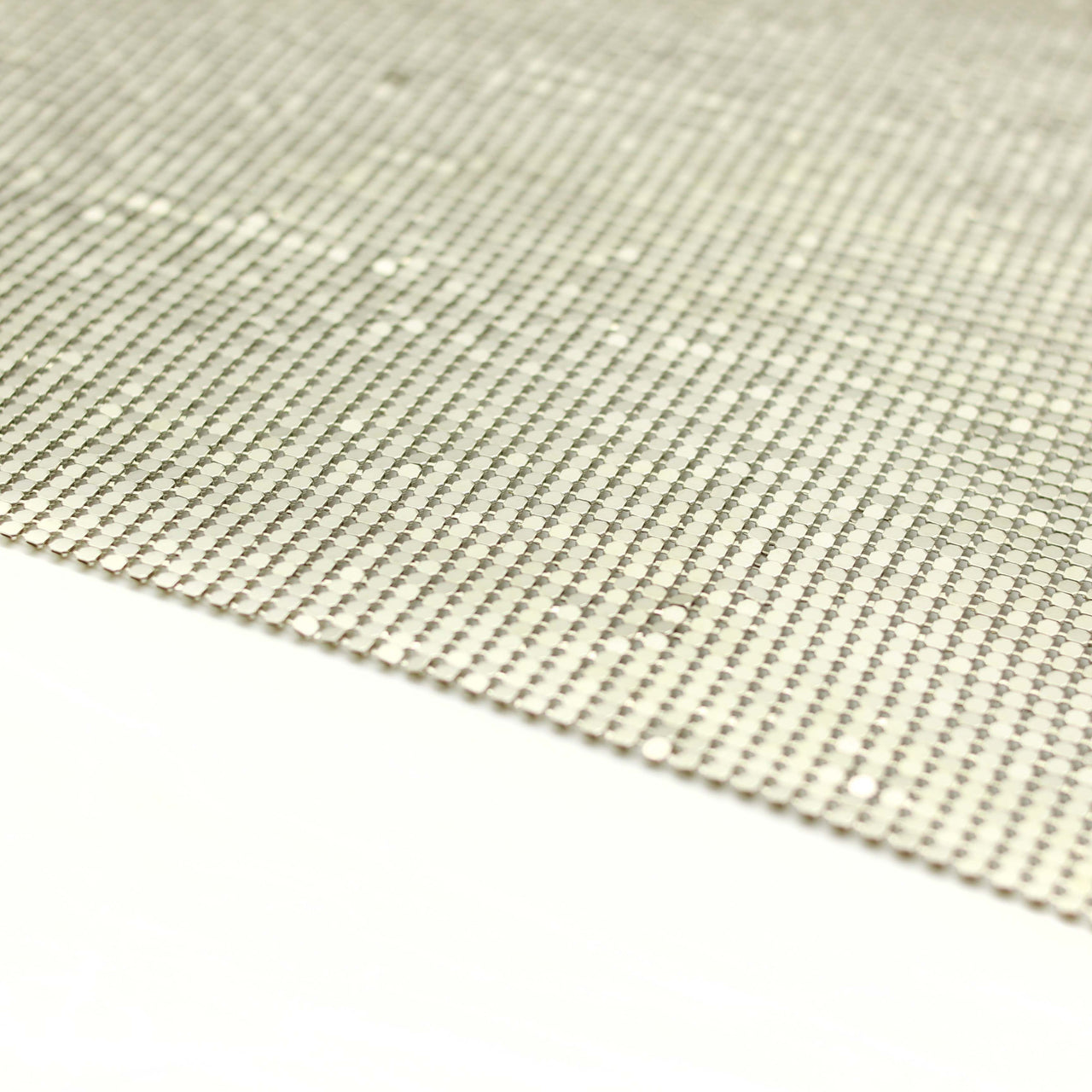 Metal Mesh Fabric - Silver