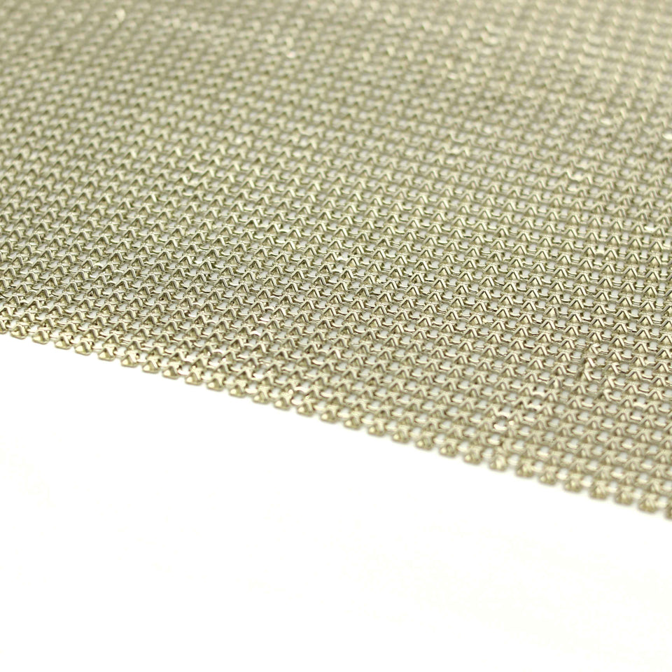 Metal Mesh Fabric - Silver
