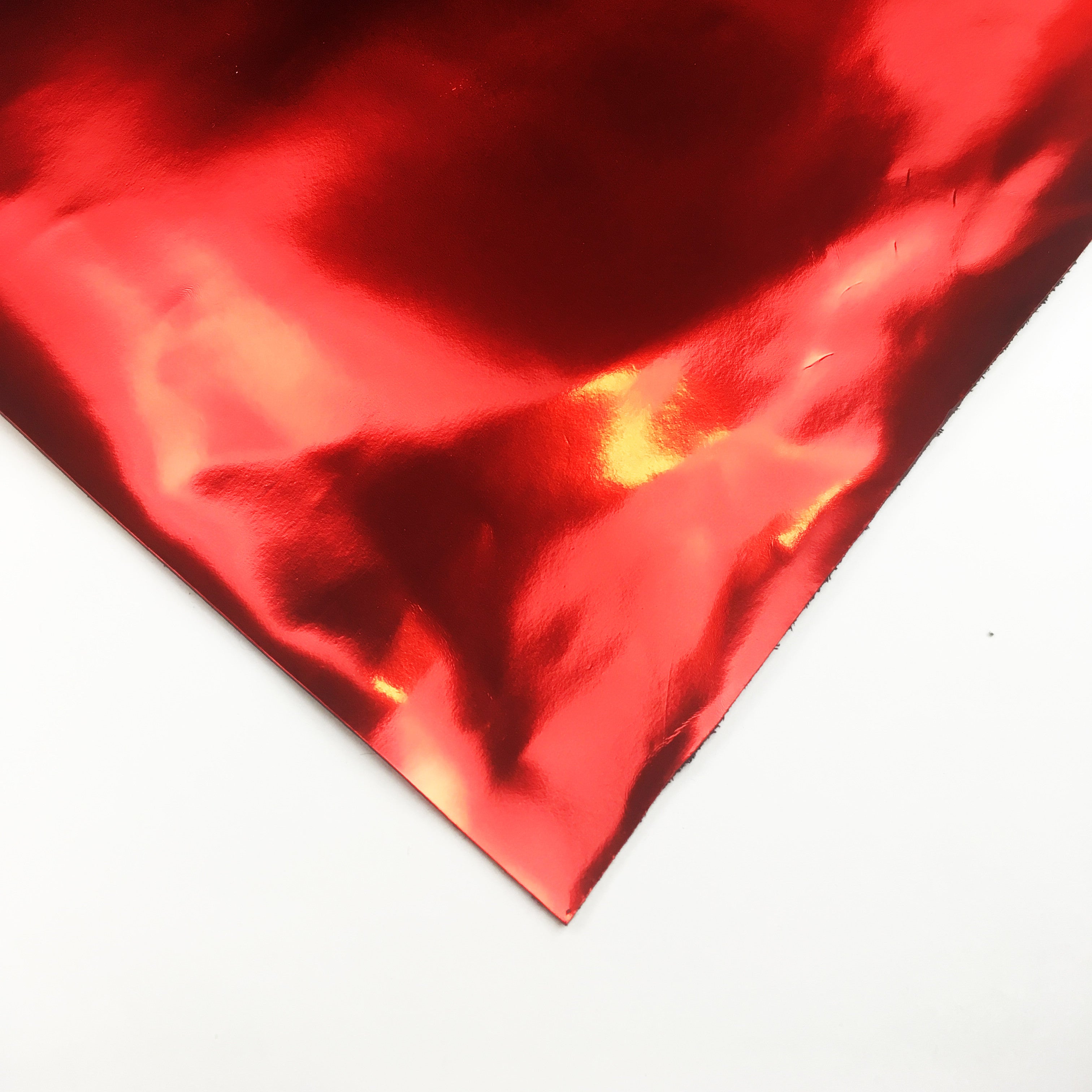 Matte Metallic Vinyl fabric - Red